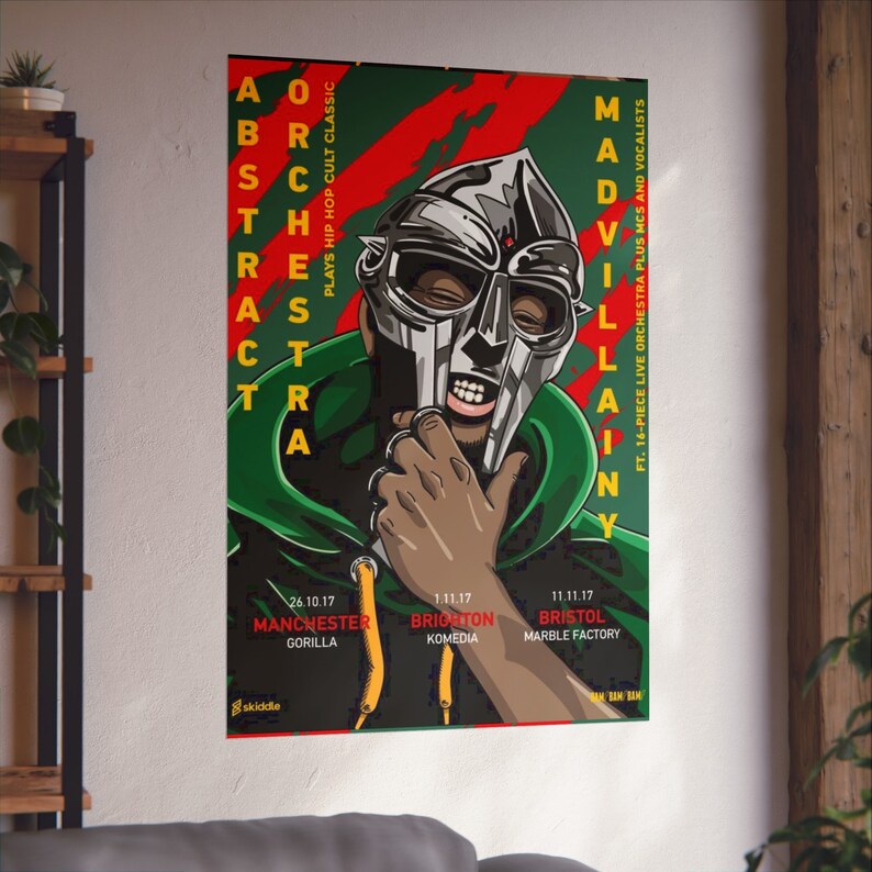 MF Doom Poster, MF Doom Mm Food and Madvillainy Album, Mf Doom Print, Mf Doom Decor, Mf Doom ...