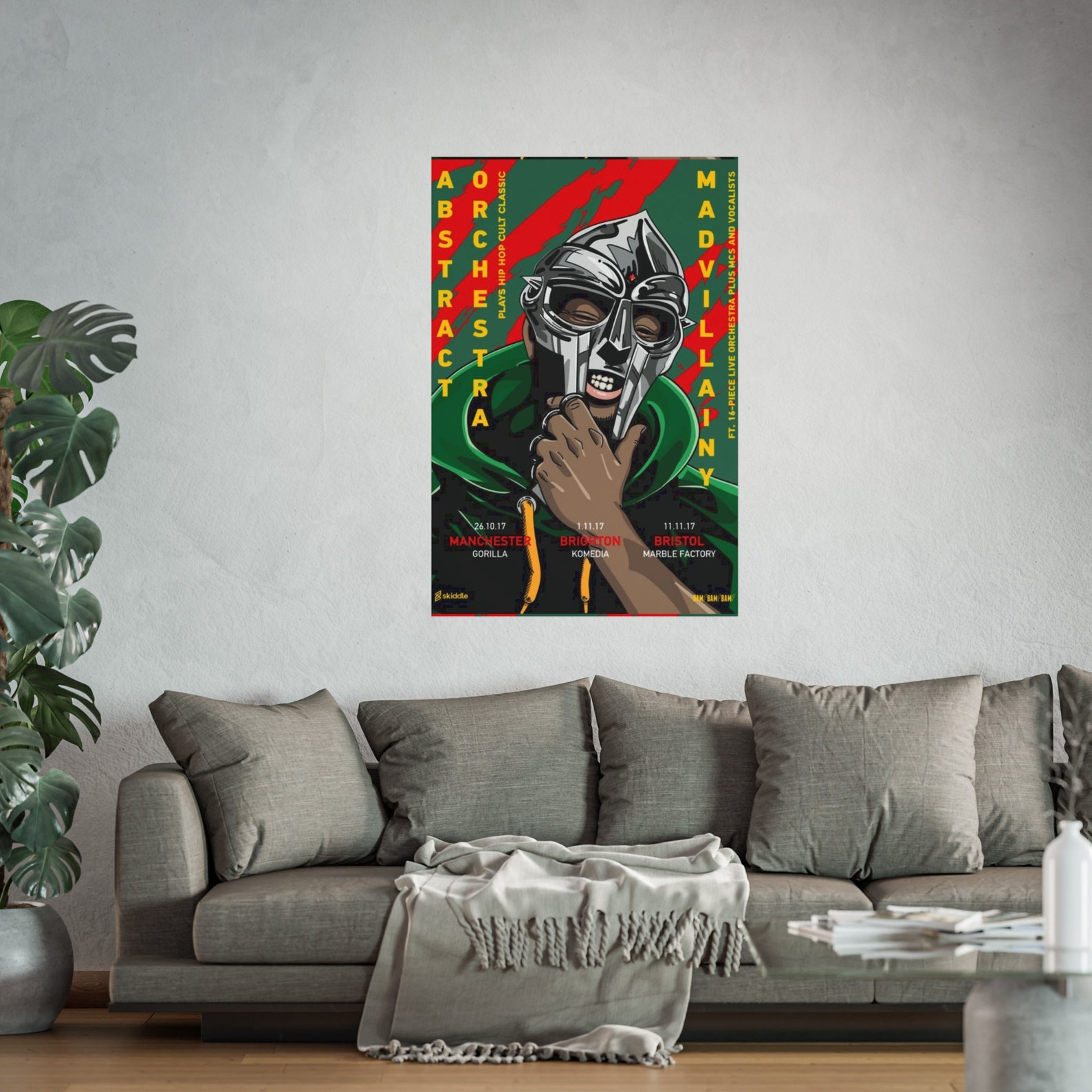 MF Doom Poster, MF Doom Mm Food and Madvillainy Album, Mf Doom Print ...