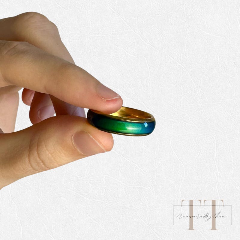Mens Mood Ring - Etsy