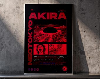 Manga Poster - Akira- Akira Motorcycle - Anime Wall Decor - Etsy