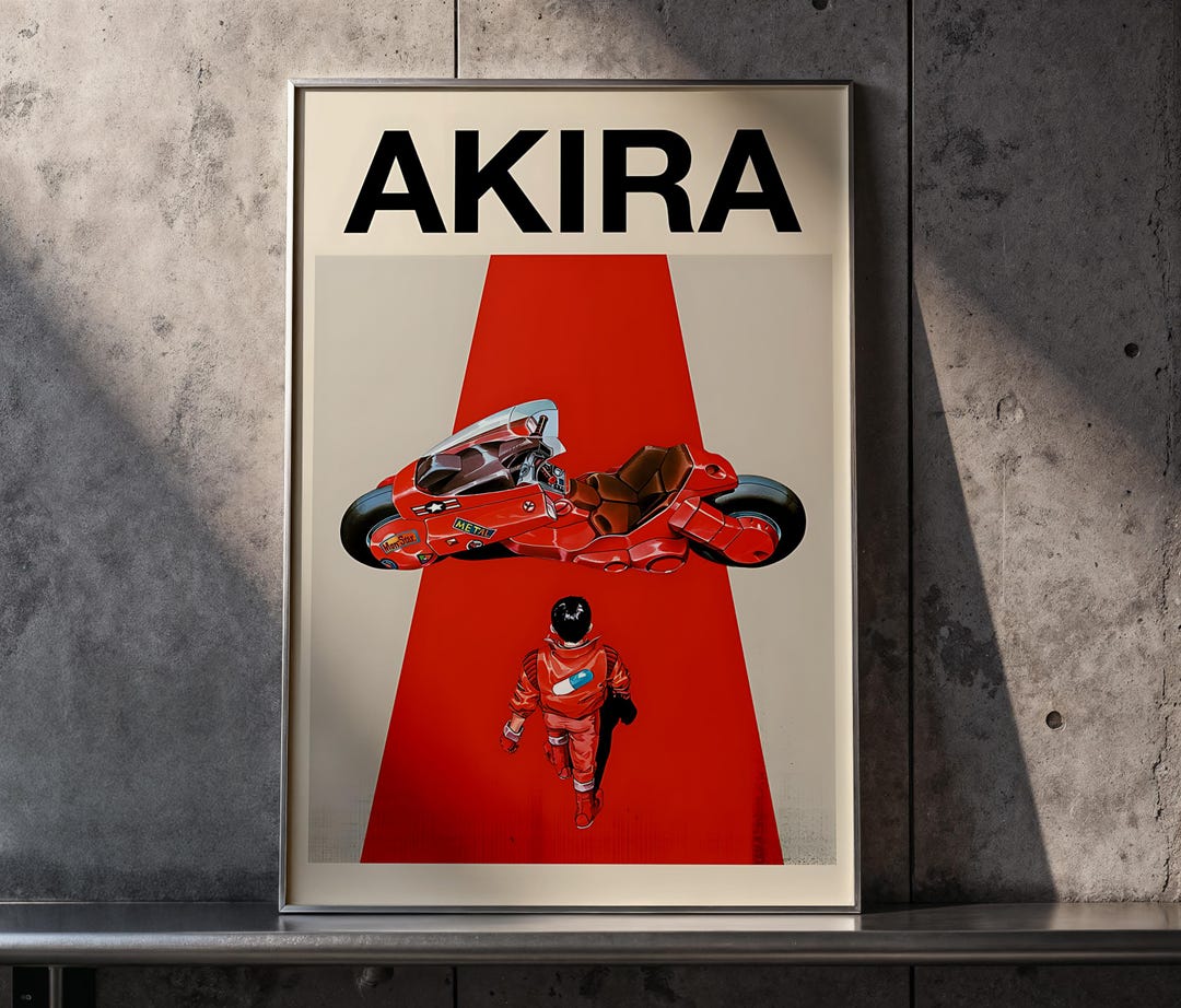Manga Poster - Akira- Akira Motorcycle - Anime Wall Decor - Etsy
