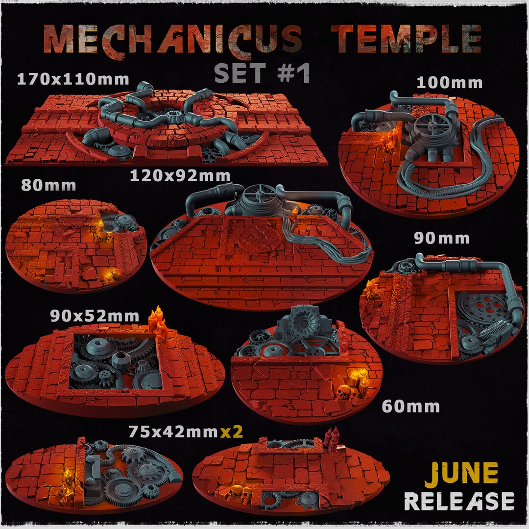 Mechanicus Temple Basics 3D Printed - Etsy UK
