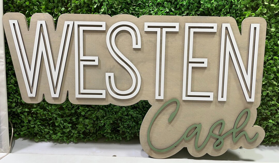 Create Baby Name Sign-custom Wooden Name Sign-wood Sign - Etsy