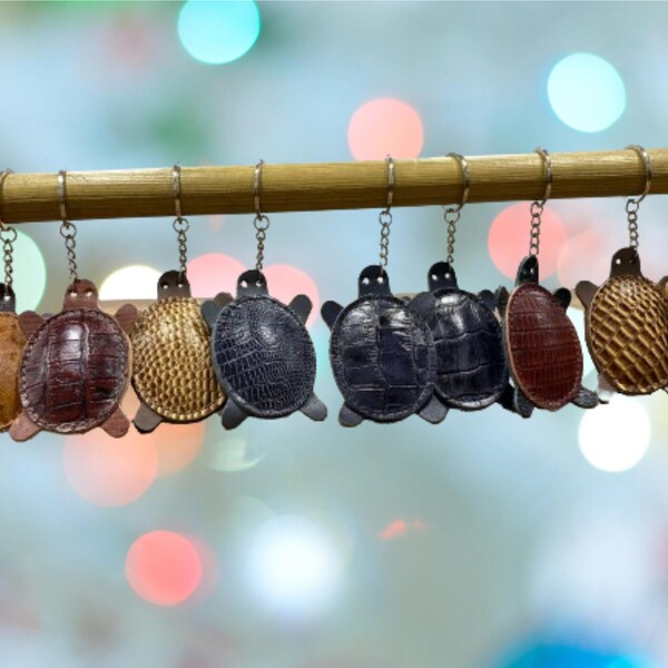 Leather Keychain - Etsy