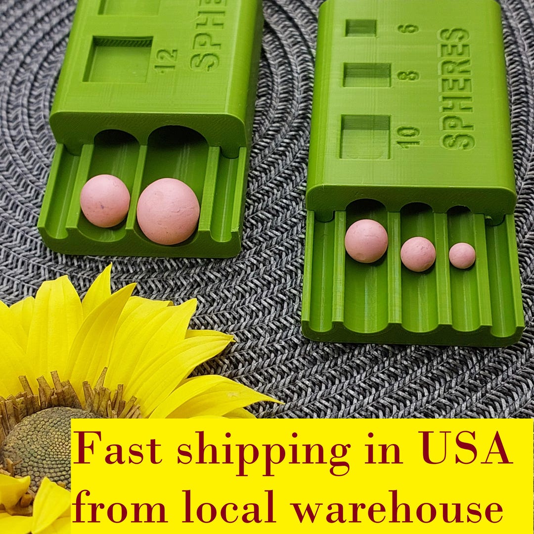 Polymer Clay Bead Roller 6mm, 8mm, 10mm and 12mm,16mm, Round Shape Bead ...