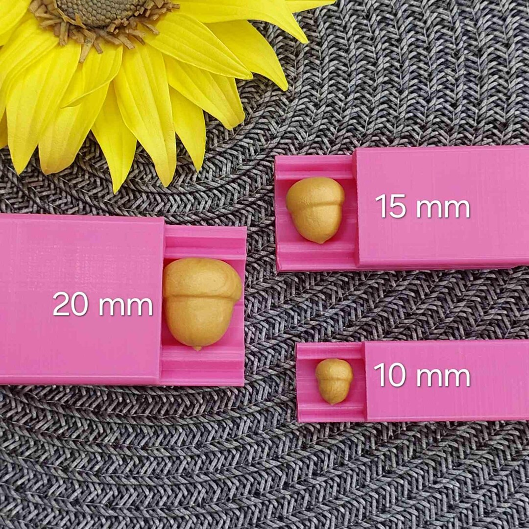 Acorn Bead Roller for Clay, Acorn Bead Maker 5 Size From Polymer Clay ...