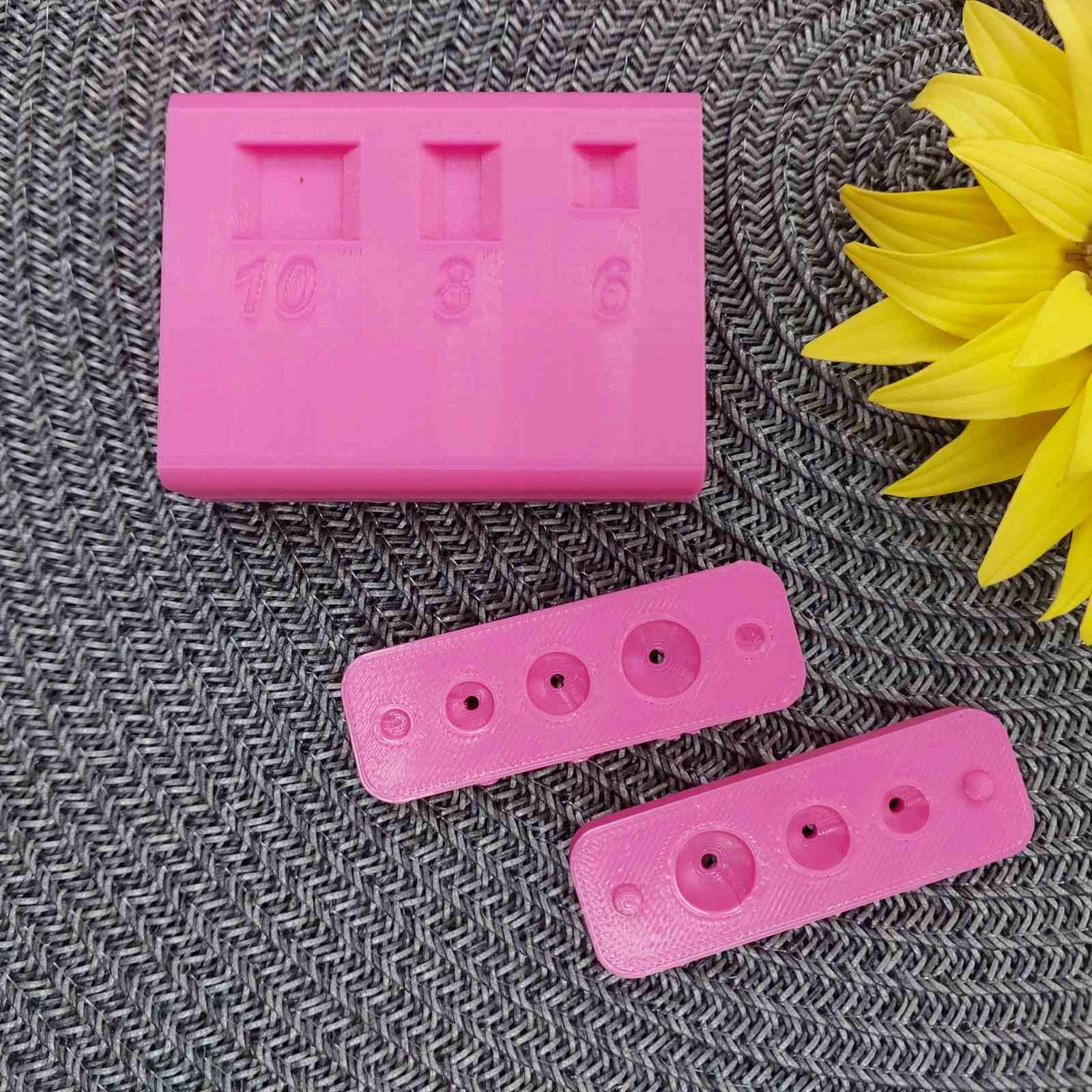 Bead Polymer Clay Roller, Bead Hole Polymer Clay Tool, Round Shape Bead ...