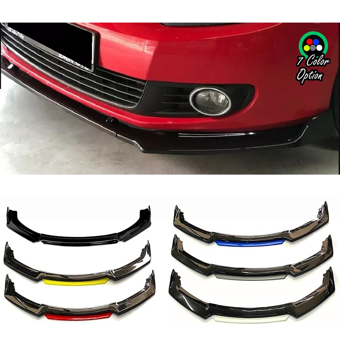 For Vw Golf 6 Front Bumper Lip Splitter Spoiler Body Kit Diffuser Lip ...