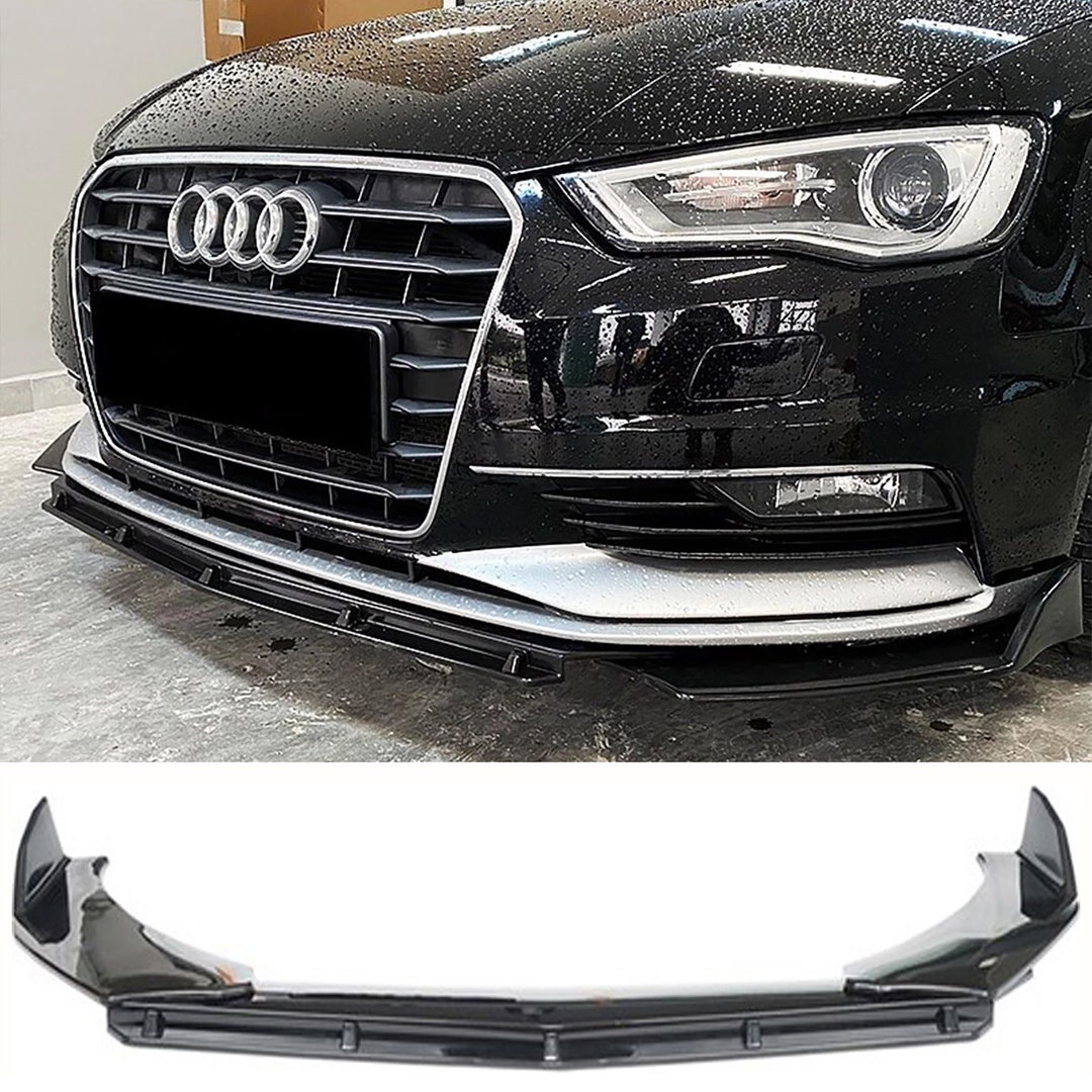For Audi A3 8V Front Bumper Lip Splitter Spoiler Body Kit Diffuser Lip ...