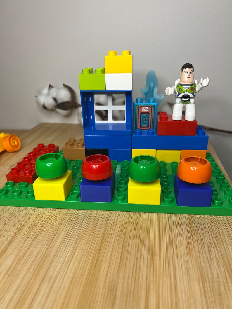 Duplo Montessori 3D Printed Block 4,6,8,10,20pc, Baby Food Pouch Caps ...
