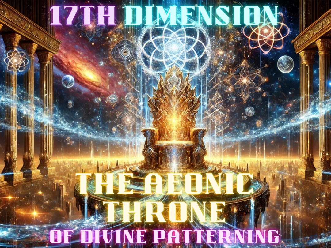 The Aeonic Throne of Divine Patterning: 17th Dimension Activation - Etsy