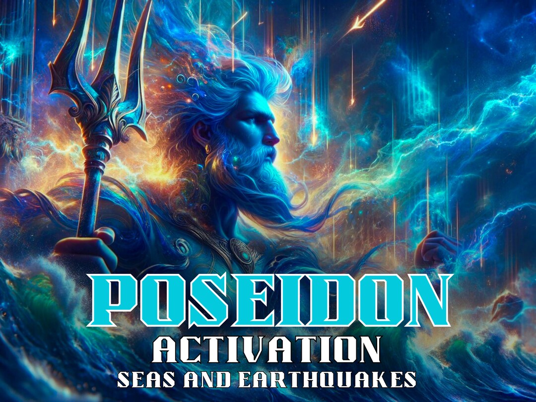 Poseidon Activation - Seas and Earthquakes - Etsy