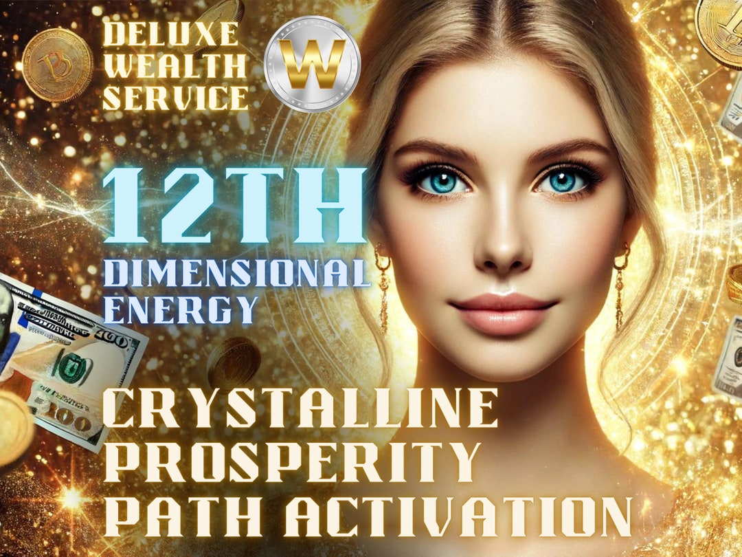 Crystalline Prosperity Path Activation, 12th Dimensional Energy, Clear Your Path to Prosperity ...