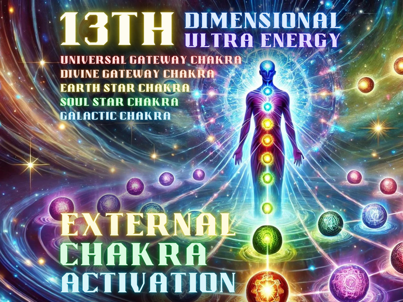External Chakra Activation, 13th Dimensional Energies, Universal ...