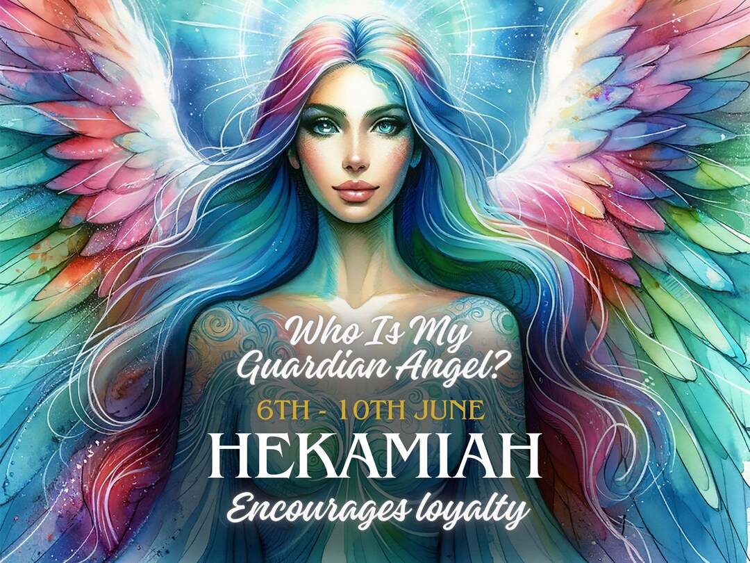 Hekamiah Guardian Angel Encourages Loyalty 6th 10th June - Etsy