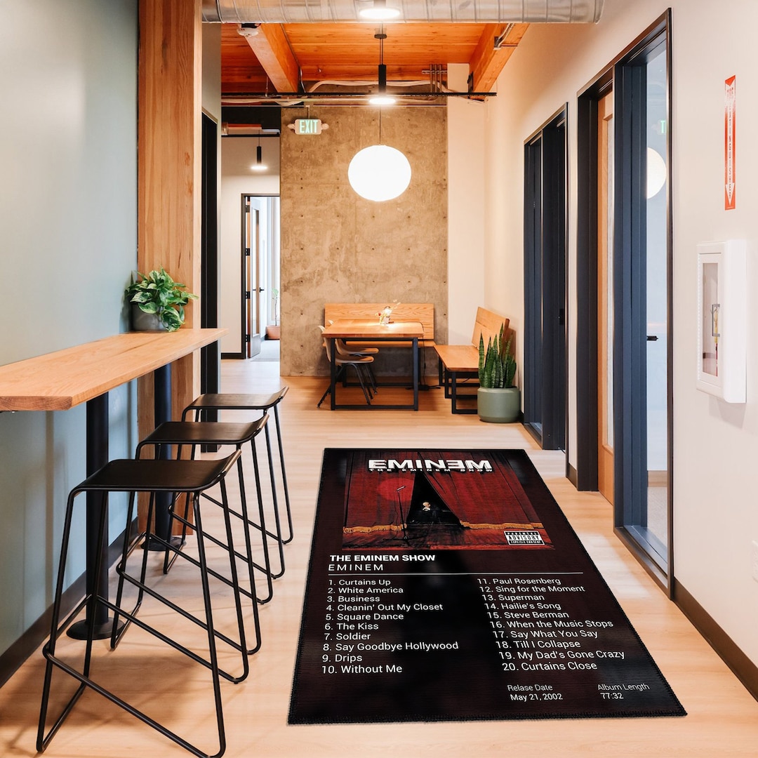 Album Cover Rug, Eminem Album Cover Rug, Living Room Rugs, Area Rugs ...