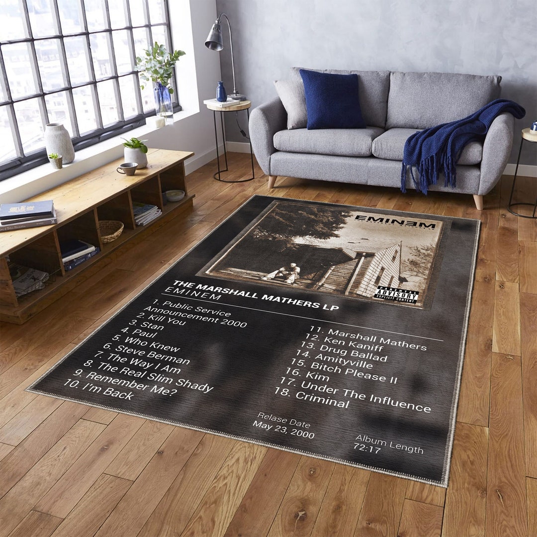 Eminem Album Cover Rug, Album Cover Rug, Area Rugs, Album Cover Poster ...