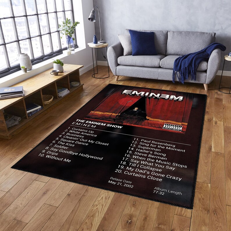 Album Cover Rug, Eminem Album Cover Rug, Living Room Rugs, Area Rugs ...