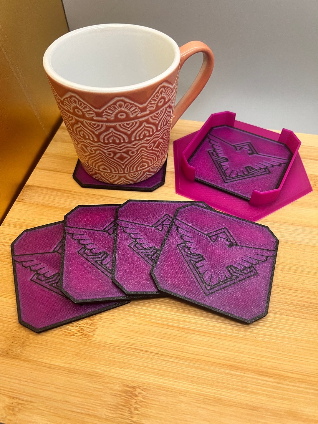 Battletech/mechwarrior Theme Coasters, Pack of 6 Coasters With Hex ...