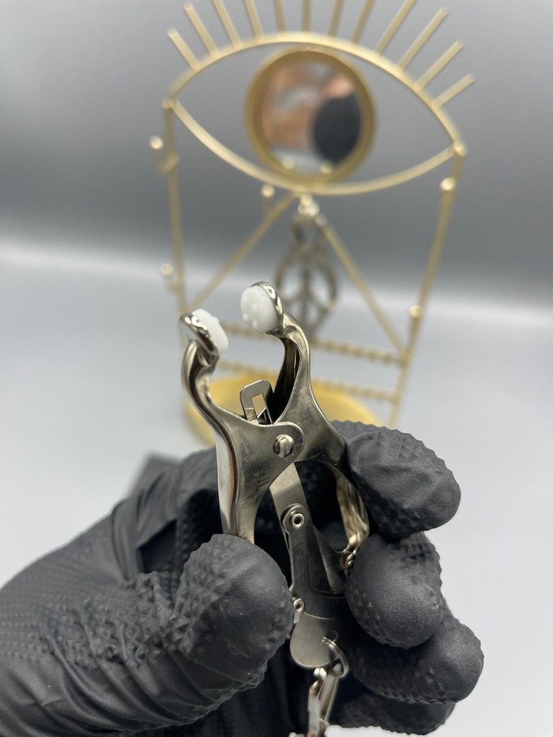 Metal Heavy Balls Nipple Clamps for Women Breast Sex Toys Nipple ...