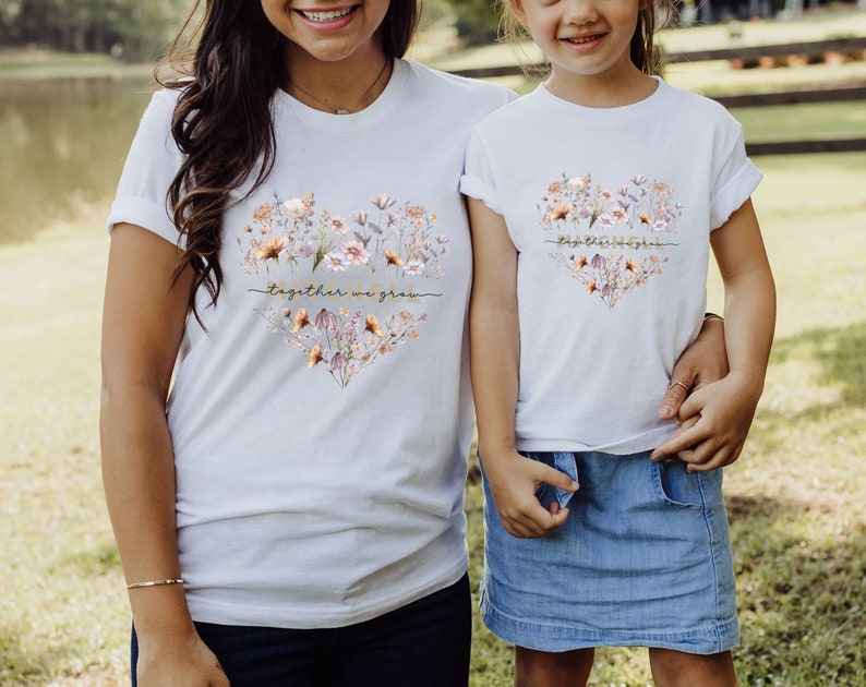 Mother-daughter Matching Shirts Personalized Mama and Baby T-shirt Set ...