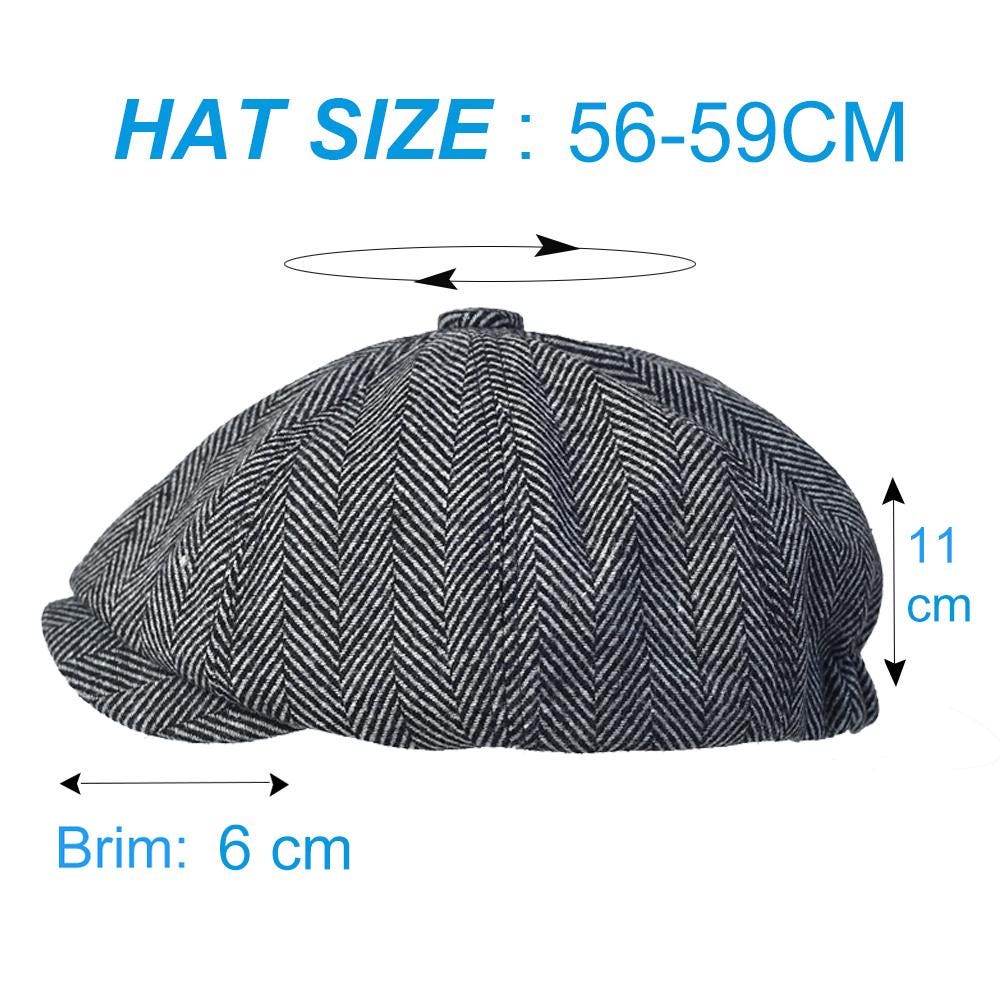 Peaky Blinders Thomas Shelby Hat Vintage Gatsby Newsboy Gangsta British ...