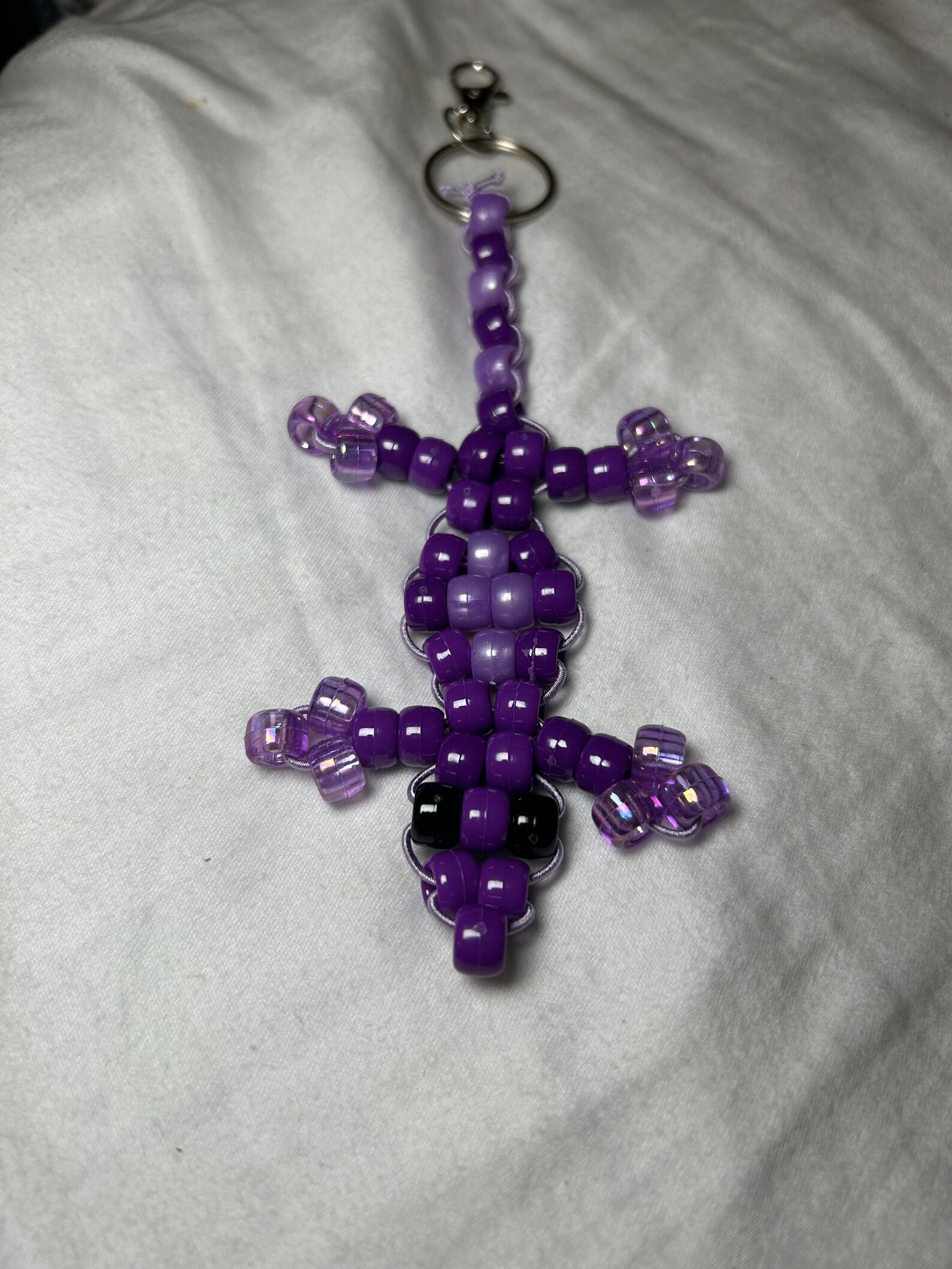 Bead Lizard Fidget Keychain - Etsy