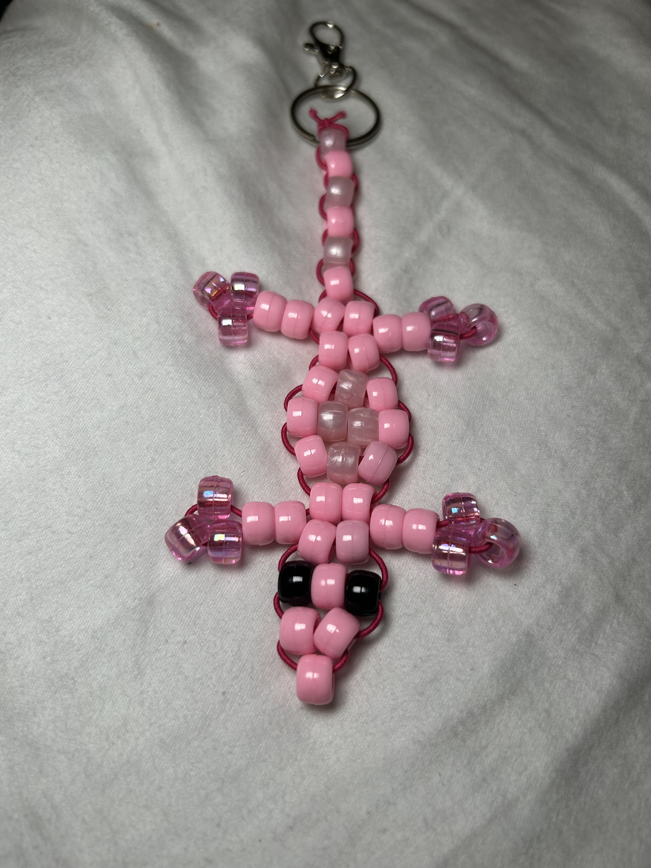Bead Lizard Fidget Keychain - Etsy