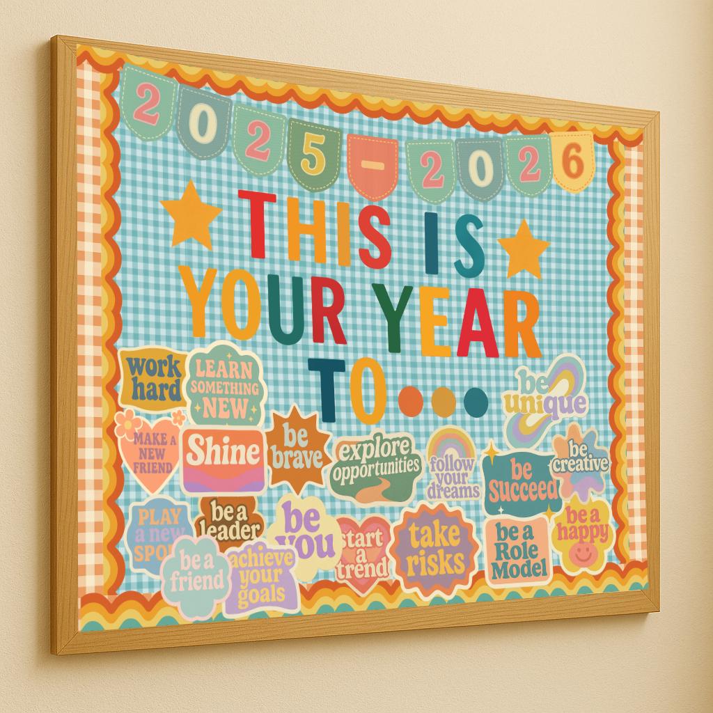 Back to School Bulletin Board Kit Printable | 2025 2026 Classroom Decor ...