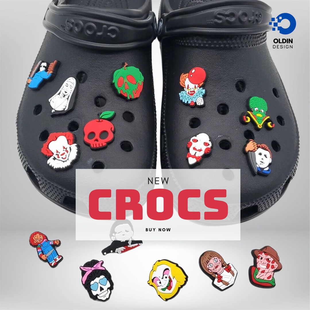 Famous Movie Character Shoe Charms Halloween Jibbitz Horror - Etsy