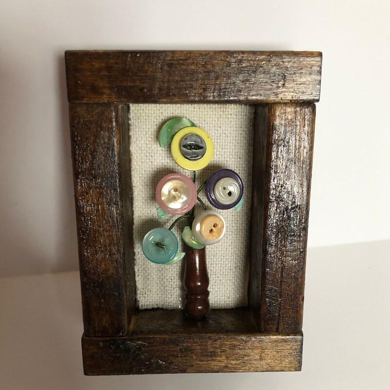 Antique Button Box - Etsy