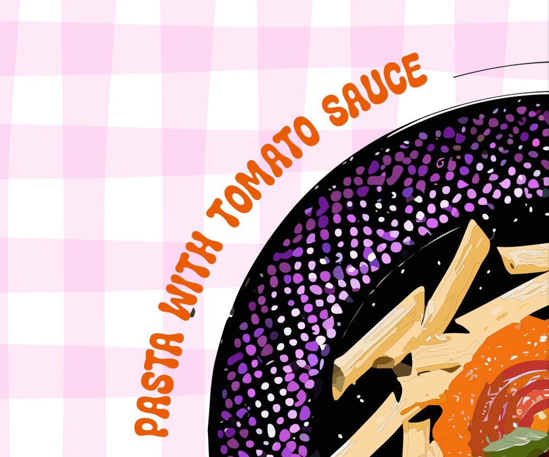 Printable Recipe Pasta - Etsy