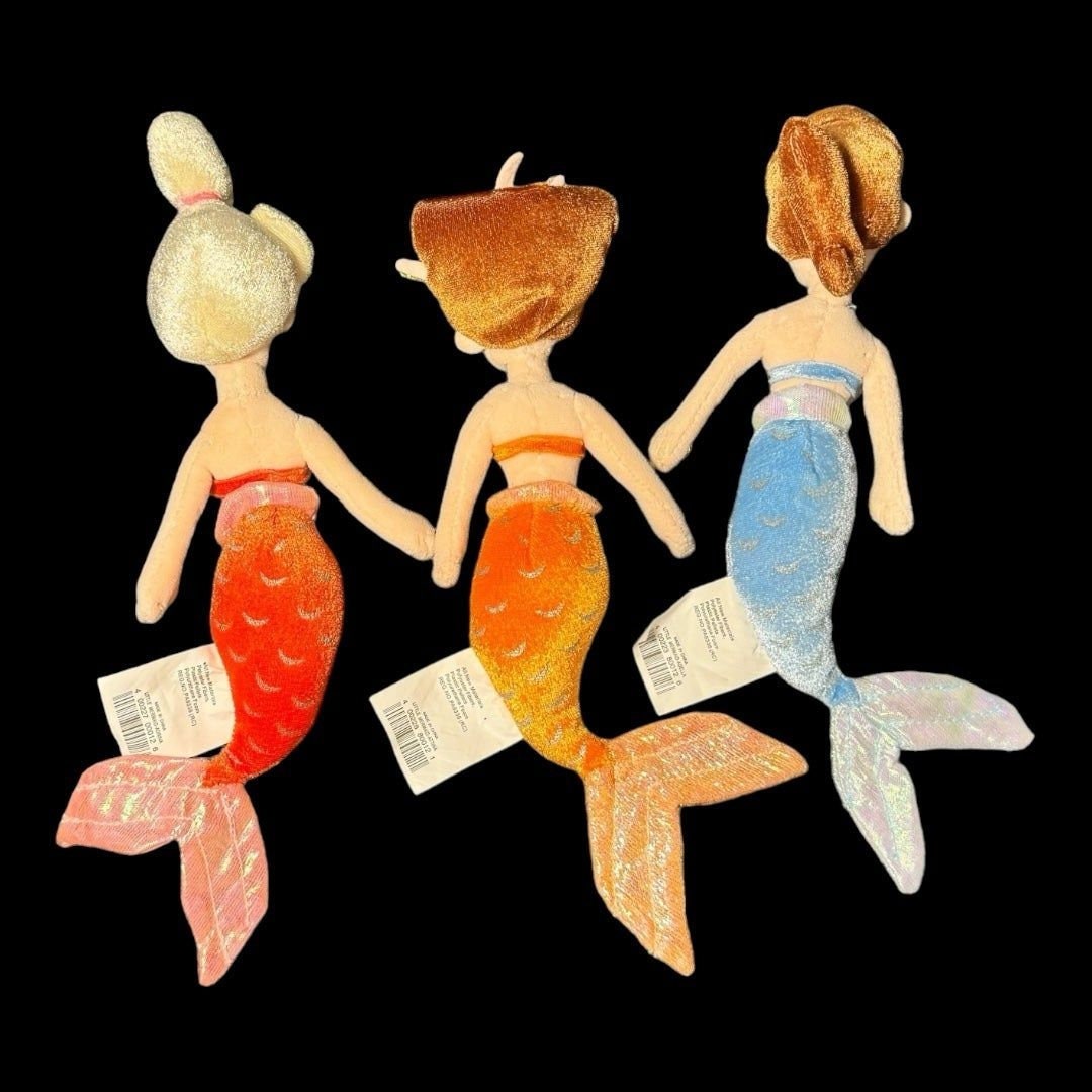 VTG Disney the Little Mermaid Plush Dolls Ariels Sisters Adrina Attina ...