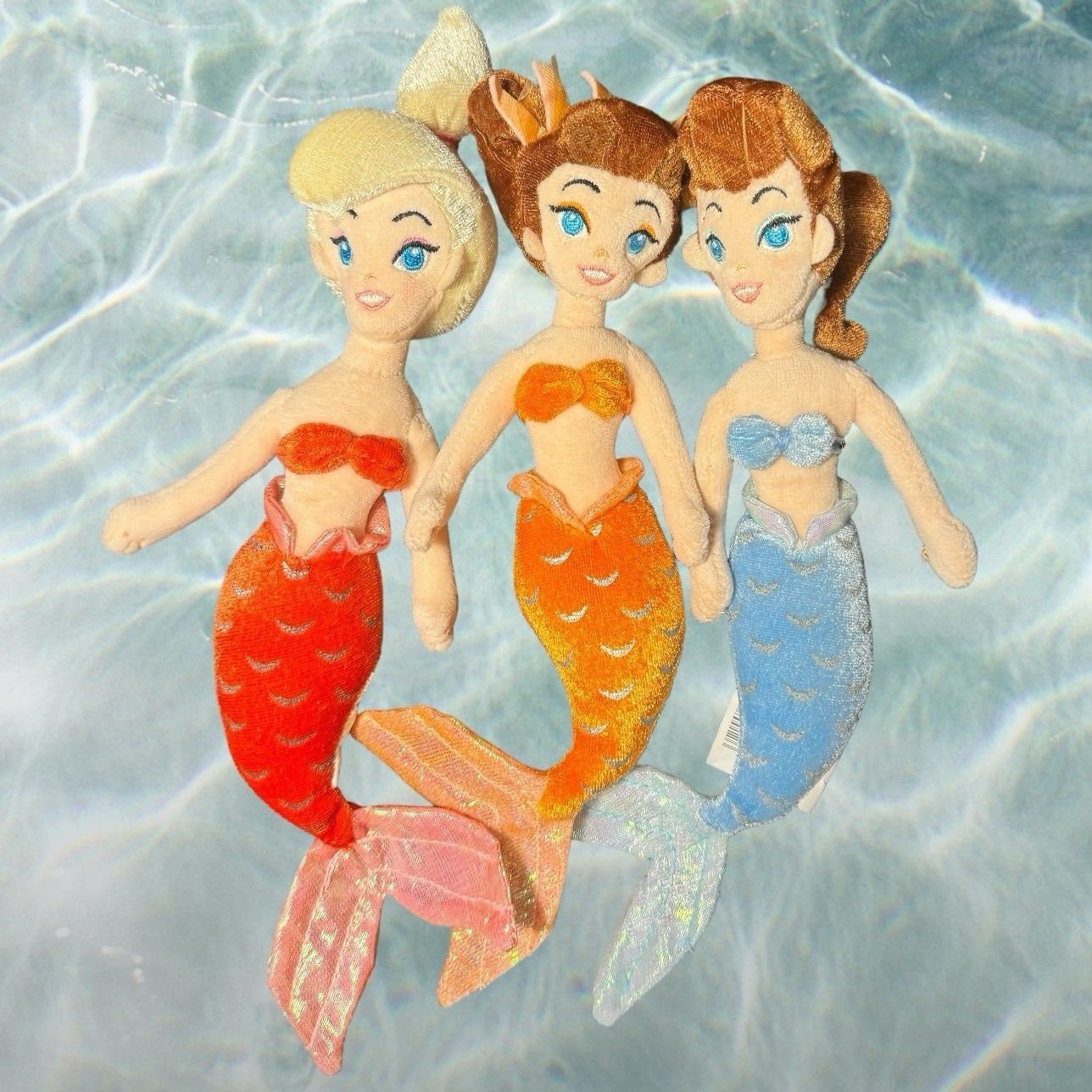 VTG Disney the Little Mermaid Plush Dolls Ariels Sisters Adrina Attina ...