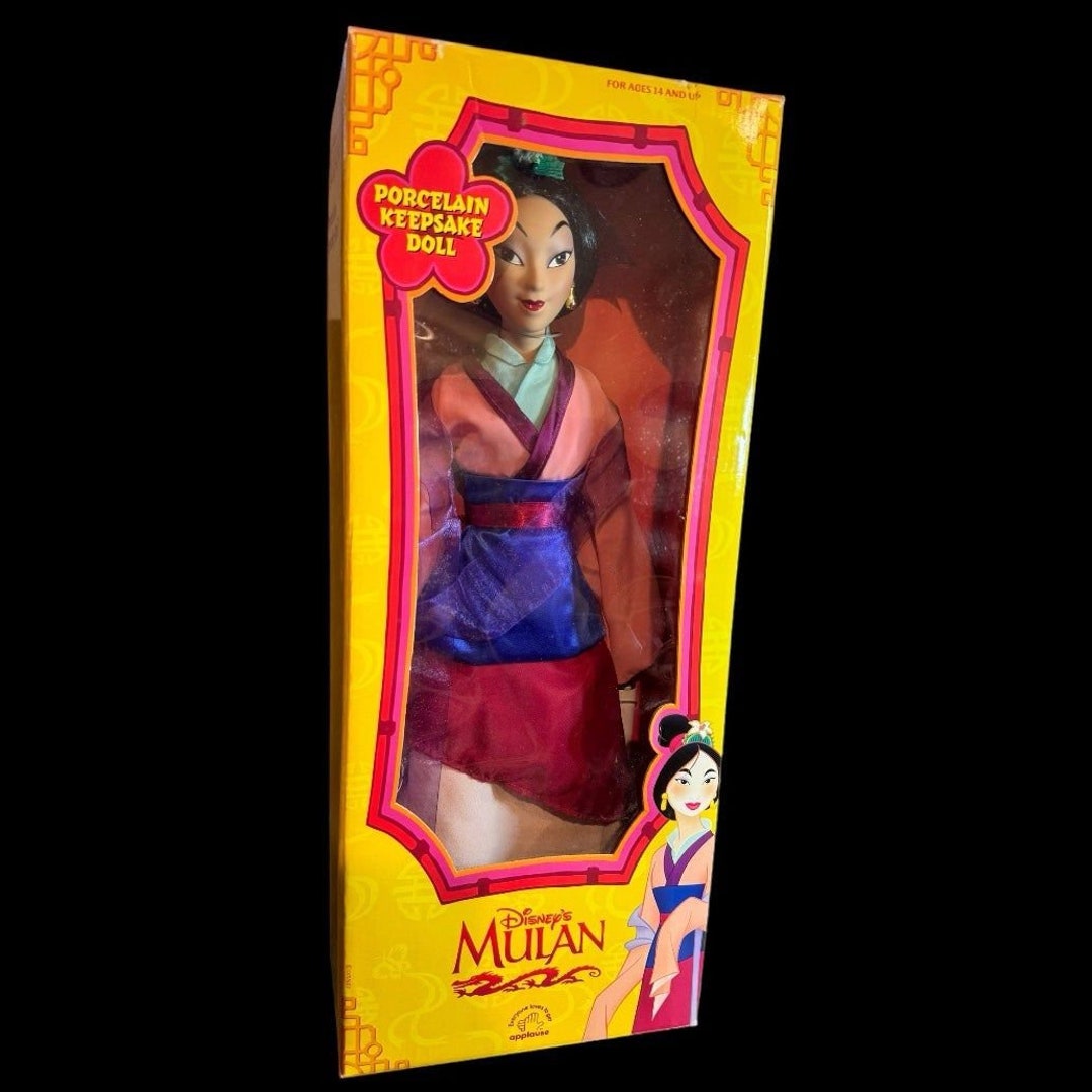 Disney's Mulan Porcelain Keepsake Doll 1998 by Applause Rare & Retired ...