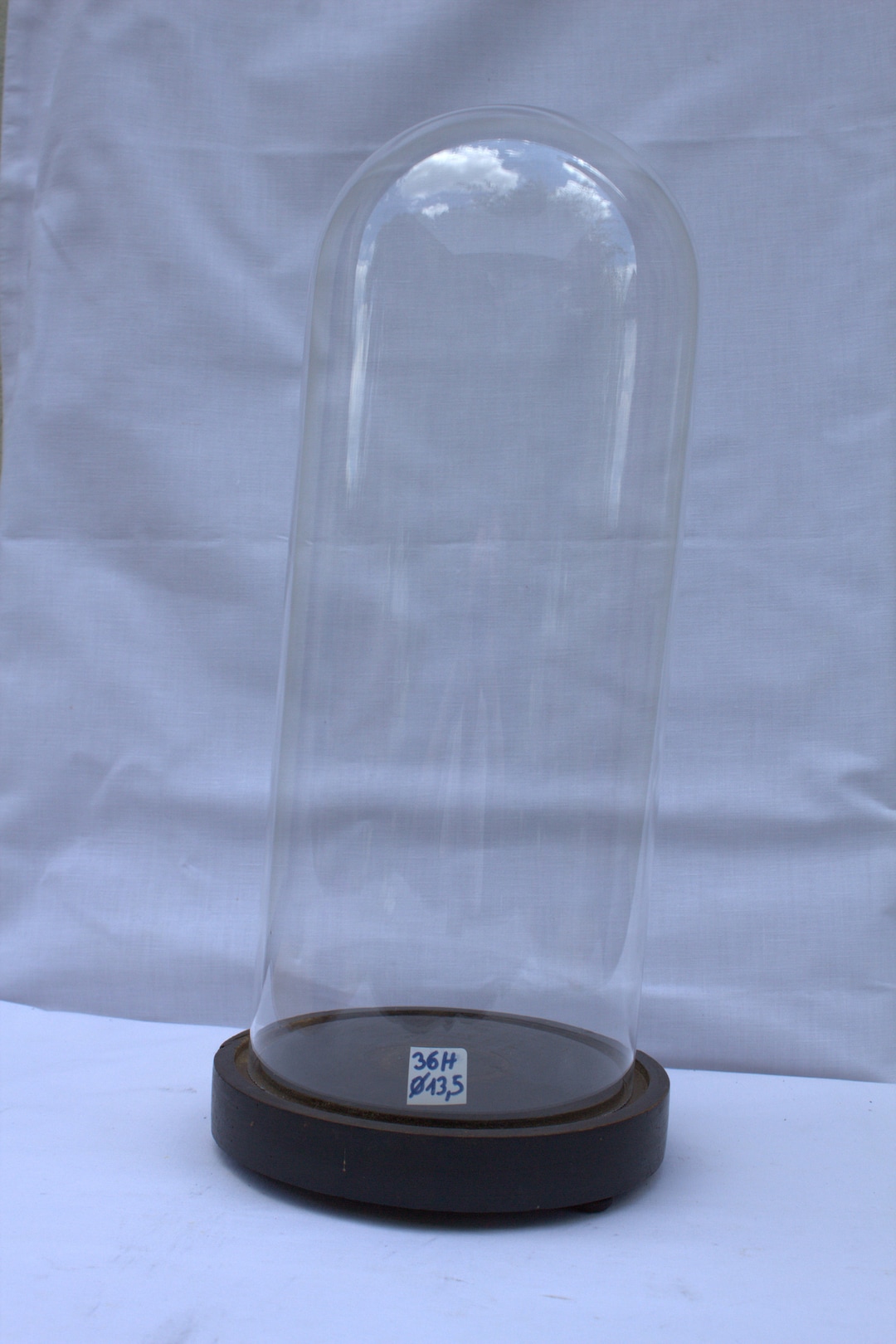 Exquisite Antique Round Glass Dome Bell Jar Victorian Era Time Period ...