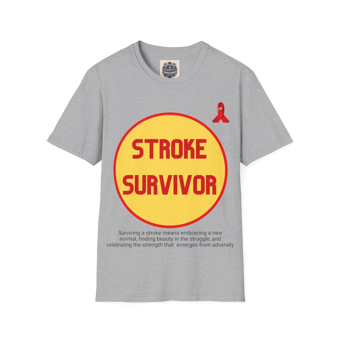 Stroke Survivor Tee Shirt Embracing the New - Etsy