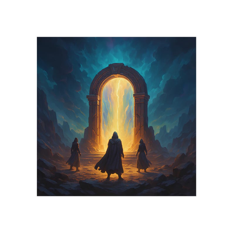 Oathgate Portal Art Print | Stormlight Archive, Fantasy Scene - Etsy