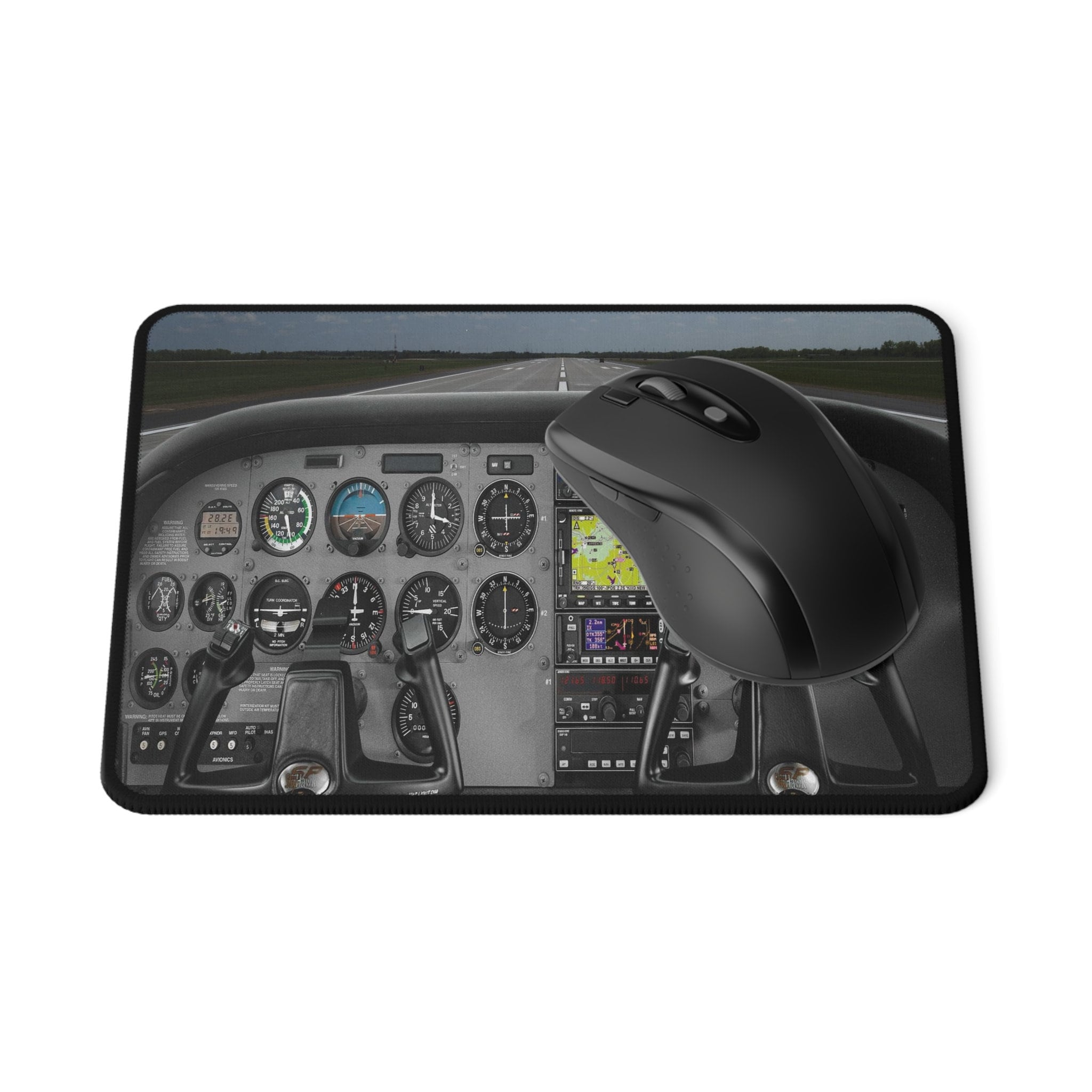 Cessna 172 Cockpit Mouse Mat - Aviator's Workspace, Aircraft Controls ...