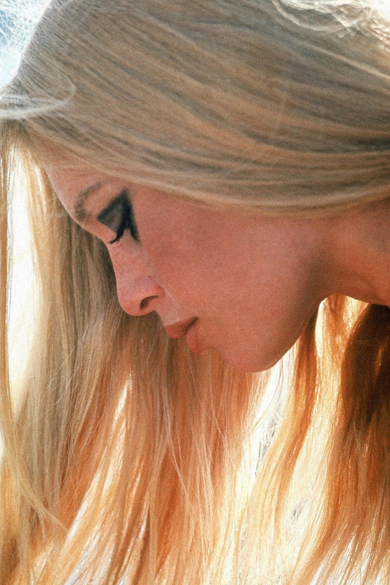 Brigitte Bardot Photo Poster Printable Digital File Download Color ...