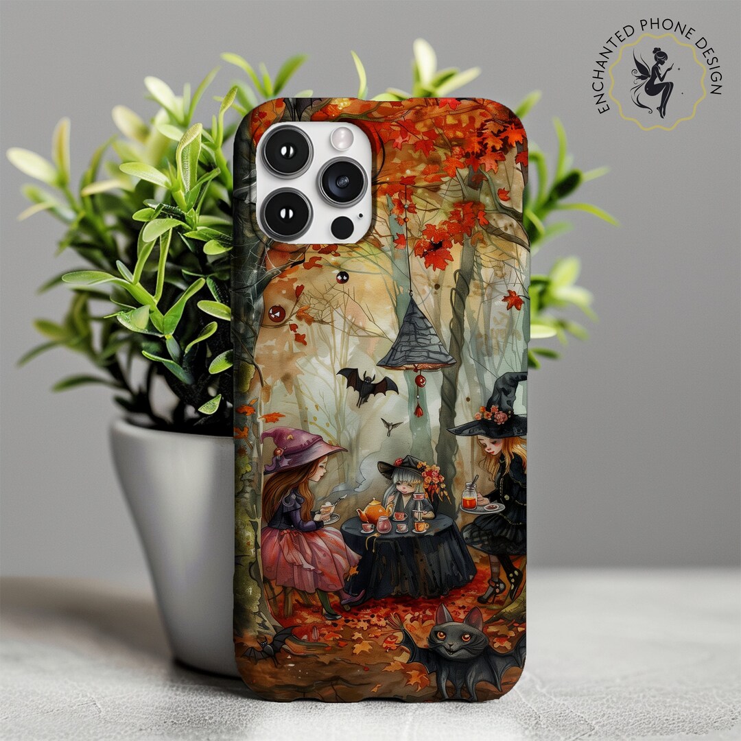 Spooky Halloween Witches Phone Case Gothic Witchy Phone Cover Halloween ...