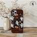Custom Cute Spooky Halloween Phone Case, Personalized Mother of Pearl ...