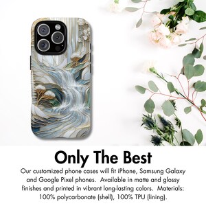 Winter Enchanted Forest Phone Case, Frozen Waterfall Design, Christmas ...