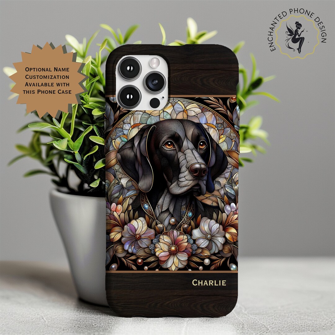 Custom German Shorthaired Pointer Dog Phone Case, Gift for Her Dog ...