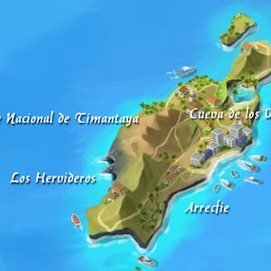 Islas Canarias | Canary Islands Poster | Birthday Gift | Lanzarote ...