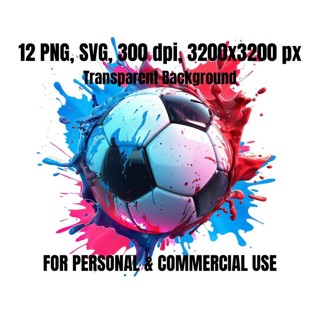 Soccer Ball PNG SVG Transparent | Soccer Clipart Bundle to Print ...