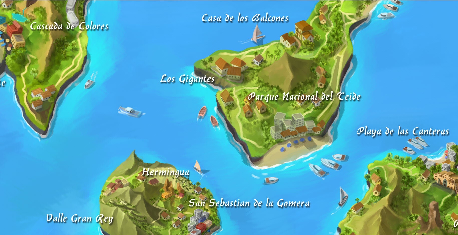 Islas Canarias Canary Islands Poster Birthday Gift Lanzarote Print ...