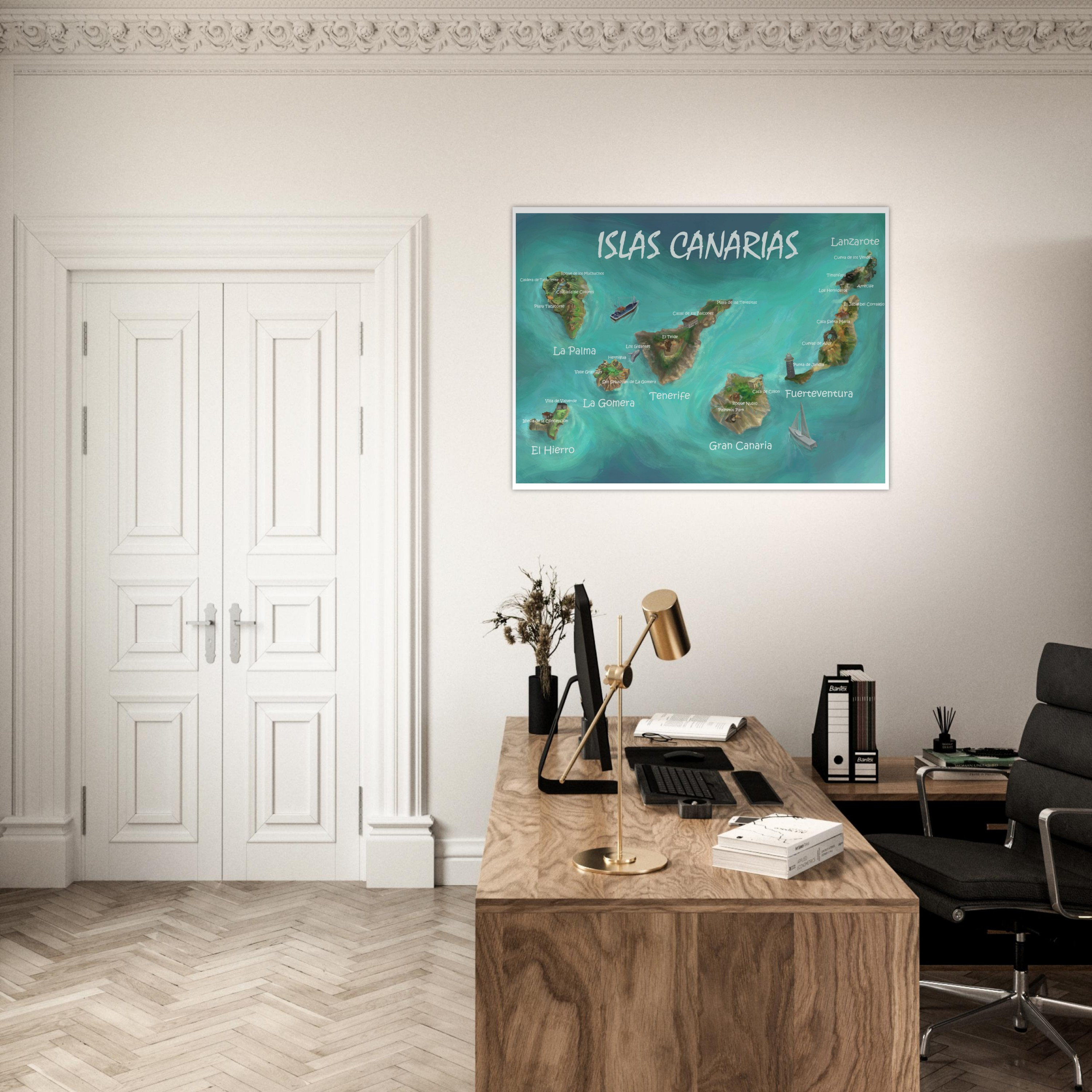 Islas Canarias Canary Islands Print Canary Islands Poster Canary ...