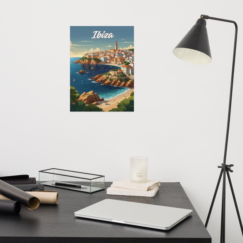 Ibiza Poster Ibiza Print Ibiza Art Print Ibiza Travel Poster Ibiza Gift Home Decor Ibiza Wall ...