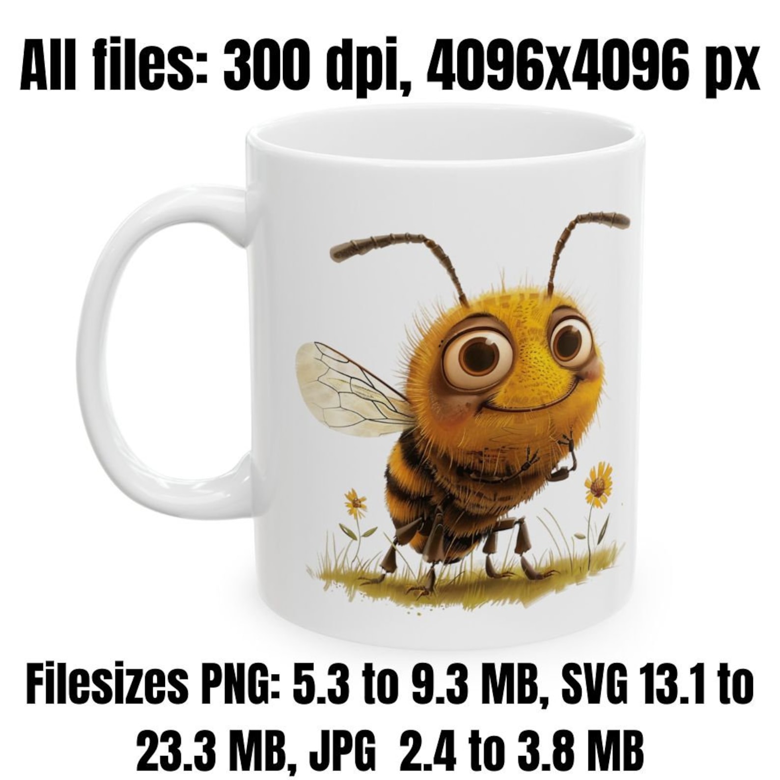 Bumblebee Clipart Bundle Bumblebee Clipart SVG PNG Digital Download ...